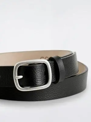 Cos Grained Leather Belt
