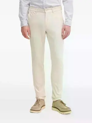 BOSS Slim-fit Cotton Trousers - Neutrals