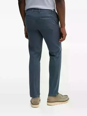 BOSS Straight-fit Cotton Trousers - Blue
