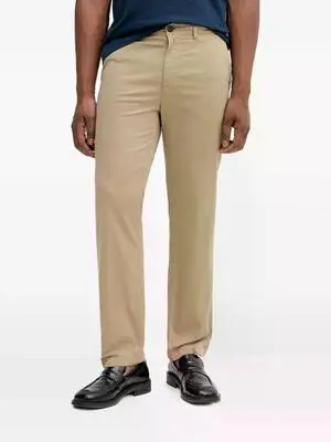 BOSS Regular-fit Cotton Trousers - Neutrals