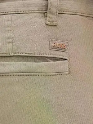 BOSS Straight Pleated Trousers