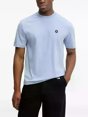 BOSS Logo-patch T-shirt - Blue