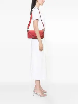 Fendi 2000-2010 Leather Selleria Baguette Satchel - Pink