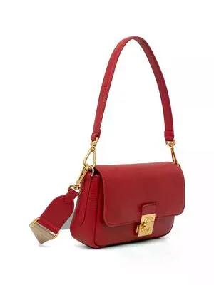 COCCINELLE C-me Lock Shoulder Bag - Red