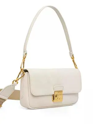 COCCINELLE Medium Shoulder Bag With Lock - Neutrals