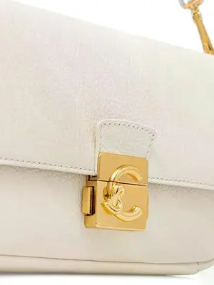 COCCINELLE Medium Shoulder Bag With Lock - Neutrals