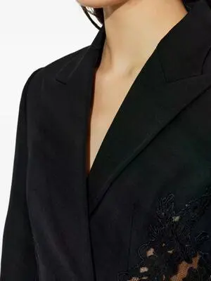 Versace Lace Double-breasted Blazer