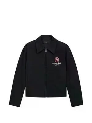 Amiri Collared Zip-fastening Jacket - Black