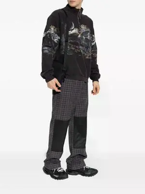 ROA Geometric Paneled Trousers
