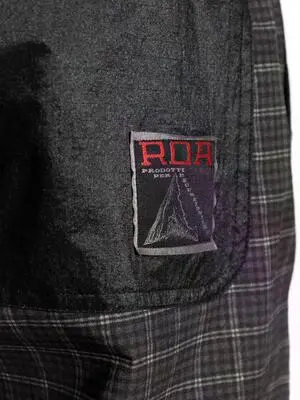 ROA Geometric Paneled Trousers