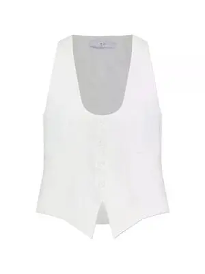 IRO PARIS Buttoned Halter-neck Vest