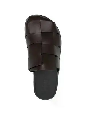 Hereu Dira Slim Woven Leather Sandals
