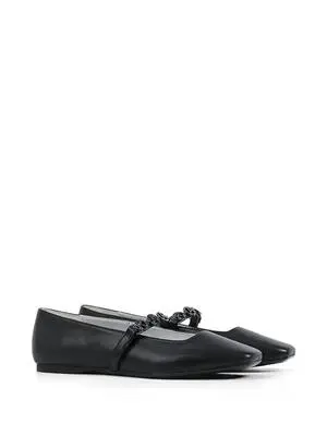 Karl Lagerfeld Leather Ballet Flats