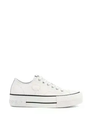 Karl Lagerfeld Logo-detail Sneakers - White