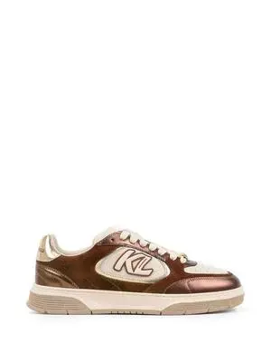 Karl Lagerfeld Logo-detail Suede Sneakers - Brown