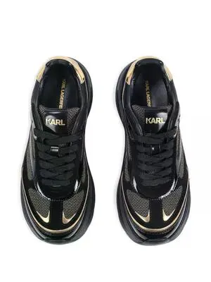 Karl Lagerfeld Panelled Sneakers - Black