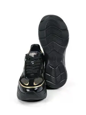Karl Lagerfeld Panelled Sneakers - Black