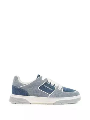 Karl Lagerfeld Logo-detail Panelled Sneakers - Blue