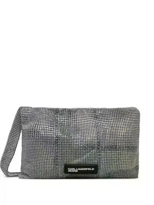 Karl Lagerfeld Mesh Tote Bag - Silver