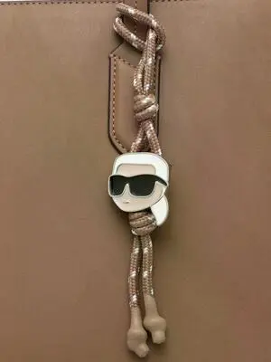 Karl Lagerfeld Ikon Charm-detail Tote - Brown