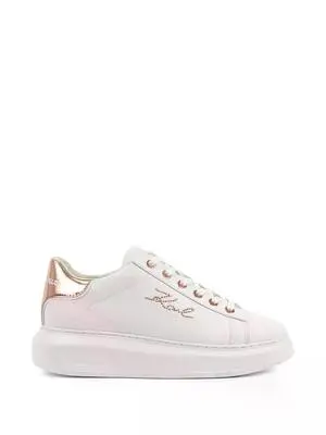 Karl Lagerfeld Logo-detail Sneakers - White