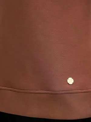 Karl Lagerfeld Buckle High-neck Top