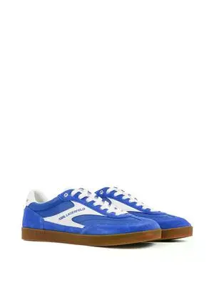 Karl Lagerfeld Panelled Suede Sneakers - Blue