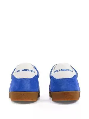 Karl Lagerfeld Panelled Suede Sneakers - Blue