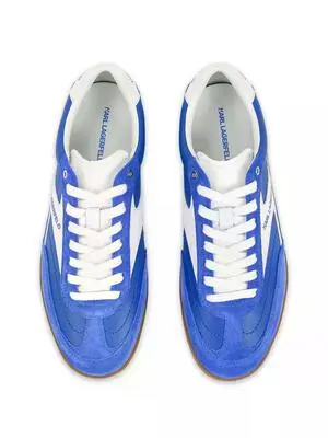 Karl Lagerfeld Panelled Suede Sneakers - Blue