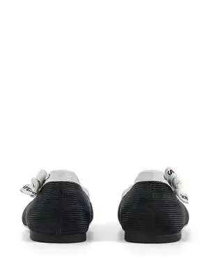 Karl Lagerfeld Logo-ribbon Ballet Flats