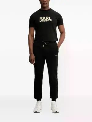 Karl Lagerfeld Drawstring Performance Track Pants