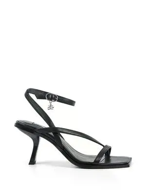 Karl Lagerfeld Ankle Strap Sandals - Black