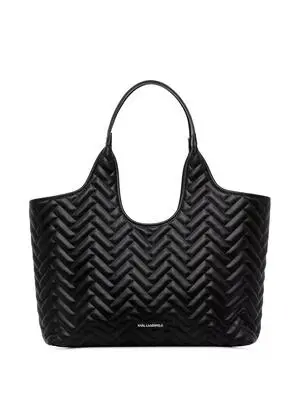 Karl Lagerfeld K/brick Quilted Tote Bag - Black