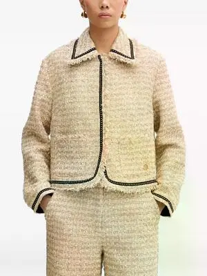 Karl Lagerfeld Fringed-trim Jacket