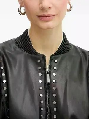 Karl Lagerfeld Studded Bomber Jacket