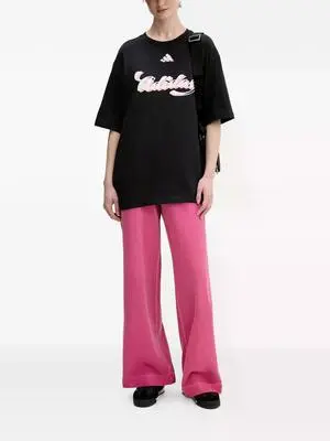 Karl Lagerfeld Wide-leg Trousers With Elasticated Waist