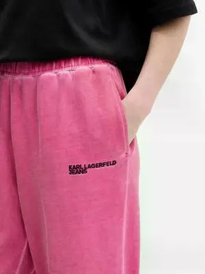 Karl Lagerfeld Wide-leg Trousers With Elasticated Waist