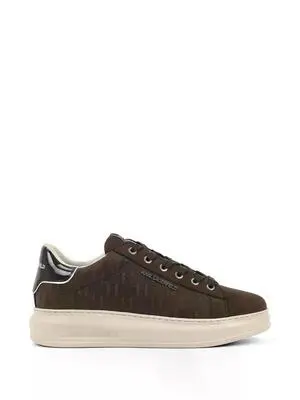 Karl Lagerfeld Embossed-logo Sneakers - Brown