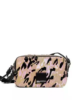 Karl Lagerfeld Leopard-print Cross Body Bag - Neutrals