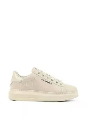 Karl Lagerfeld Kapri Monogram-pattern Sneakers - Neutrals
