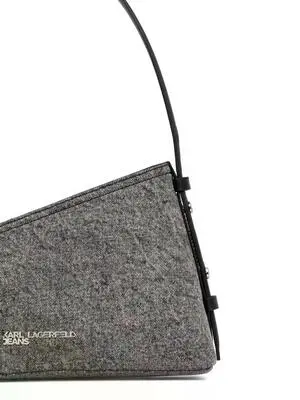 Karl Lagerfeld Geo Denim Shoulder Bag