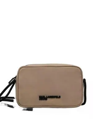 Karl Lagerfeld Logo Plaque Belt Bag - Neutrals
