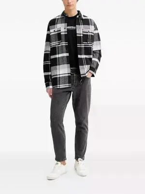 Karl Lagerfeld Check Patch-detail Shirt