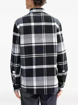 Karl Lagerfeld Check Patch-detail Shirt