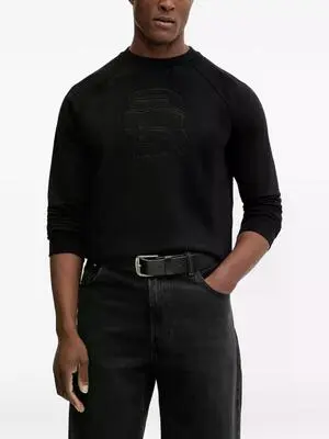 Karl Lagerfeld Graphic Crew-neck Sweater