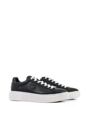 Karl Lagerfeld Embossed Platform Sneakers