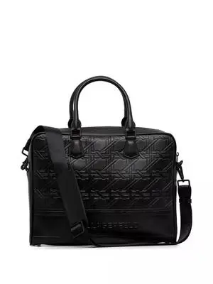 Karl Lagerfeld Embossed-patternl Briefcase
