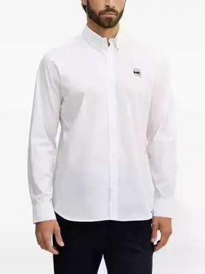 Karl Lagerfeld Buttoned Shirt - White