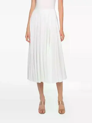 Norma Kamali Flared Skirt - White