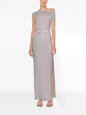 Norma Kamali Drop Shoulder Long Dress - Grey